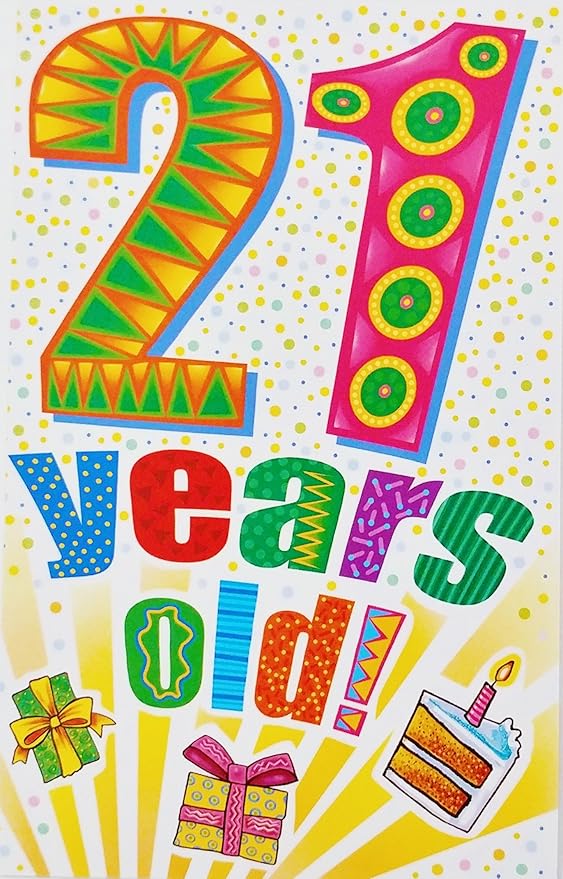 Amazon.com : 21 Years Old - "Wishing You All The Things That Bring A ...