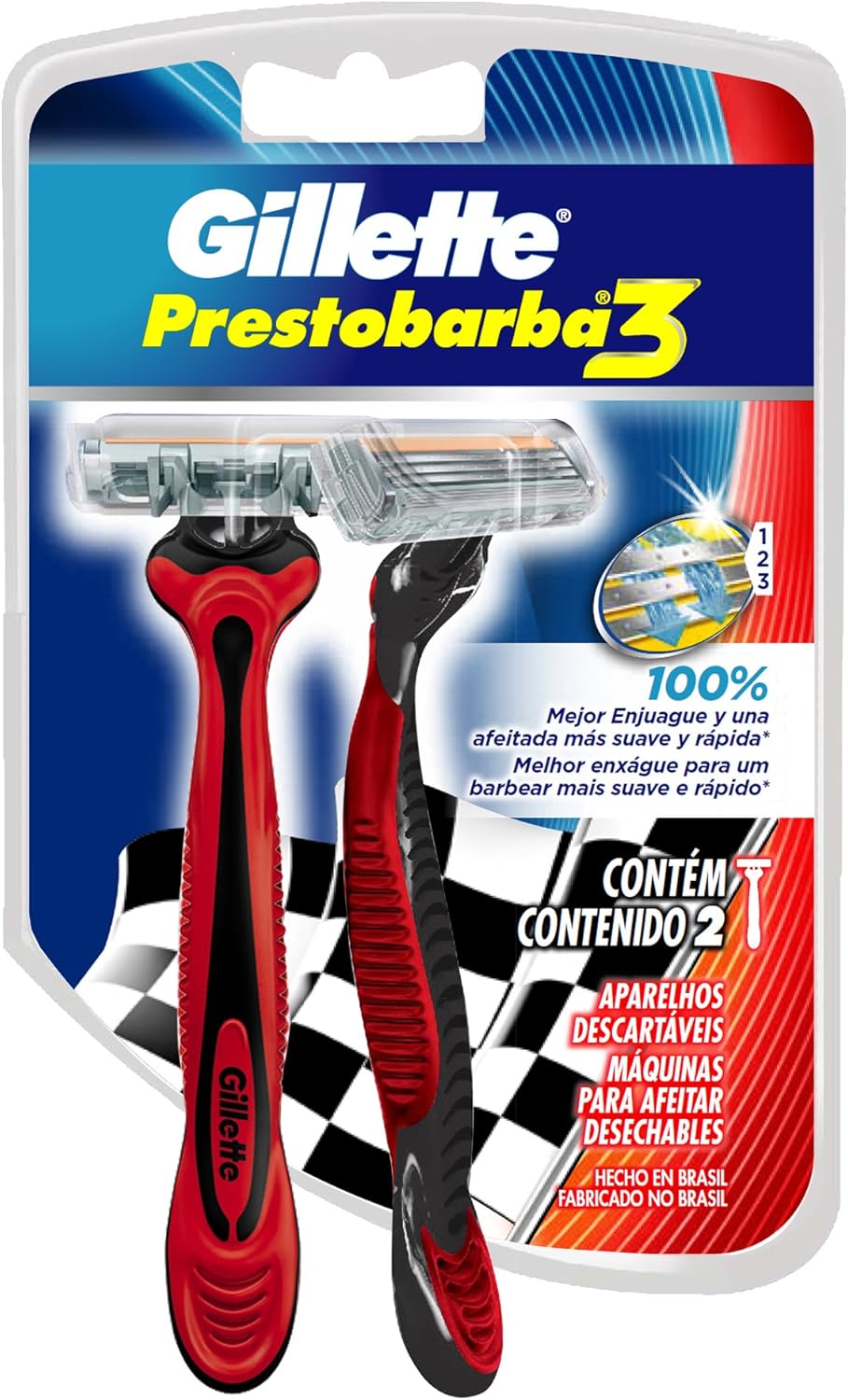 Gillette Prestobarba3 Rastrillos Desechables 2 Unidades: Amazon.com.mx ...