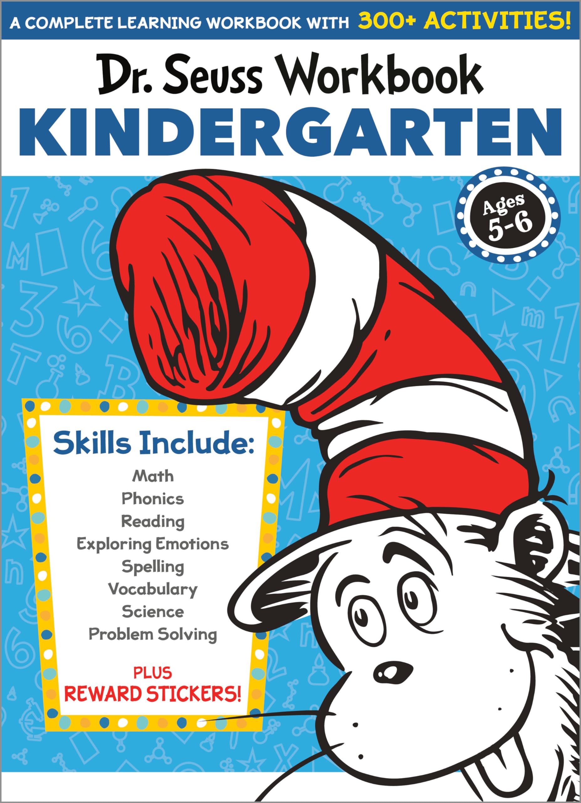 Mua Dr. Seuss Workbook: Kindergarten: 300+ Fun Activities with Stickers and More! (Math, Phonics ...