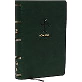 NKJV, End-of-Verse Reference Bible, Personal Size Large Print, Leathersoft, Black, Thumb Indexed ...
