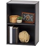 Amazon.com: IRIS USA 2-Tier Open Cubby Storage Shelf, Small Sturdy ...