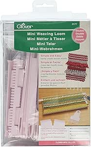 Amazon.com: Clover Mini Weaving Loom/Double Needleart, 3 Piece