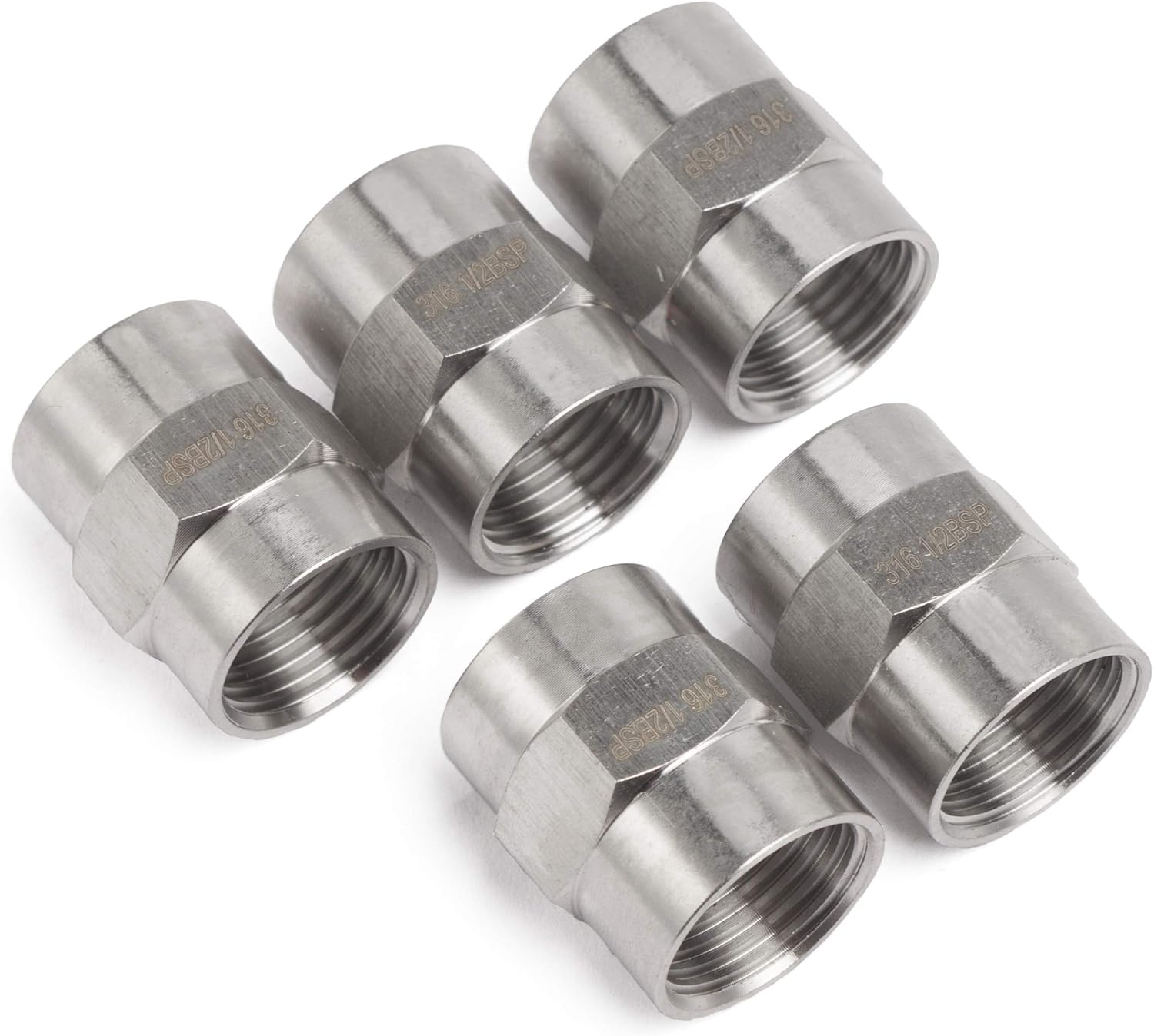 LTWFITTING Bar Production Stainless Steel 316 Pipe Fitting 1/2-Inch ...