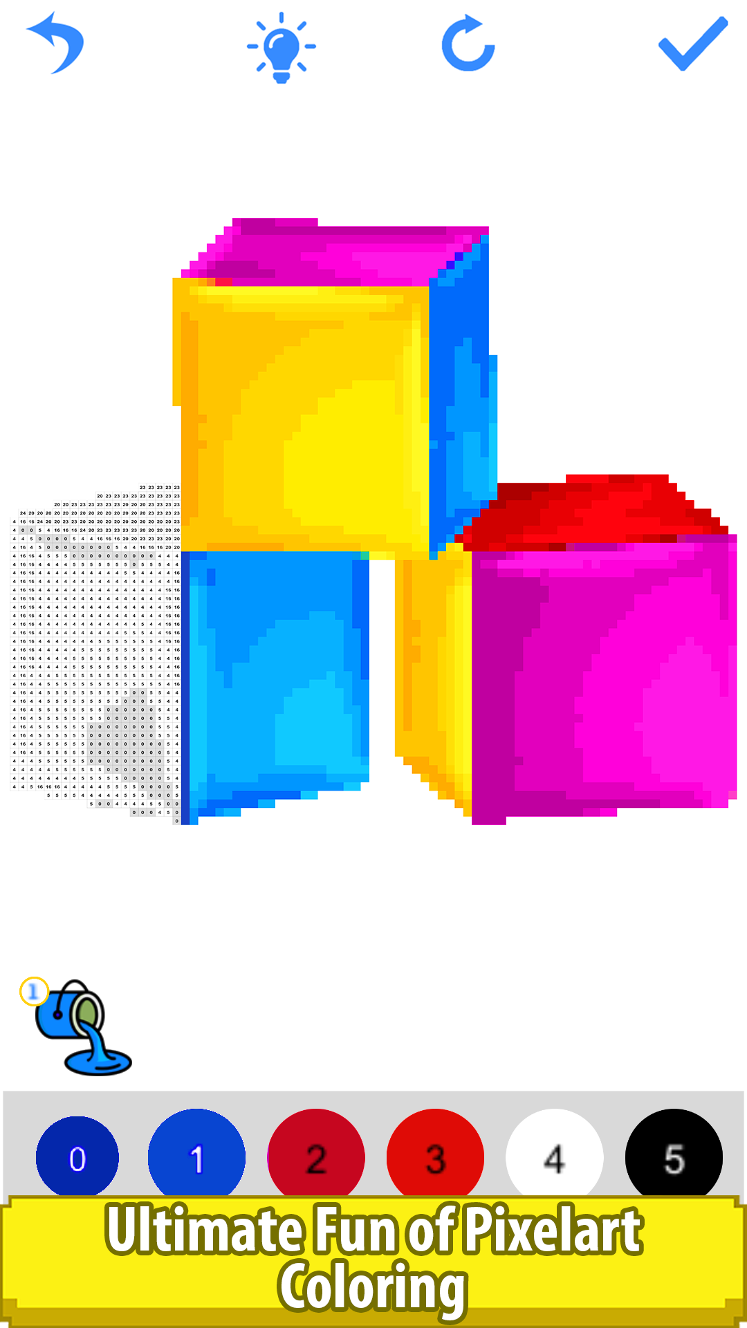 Toys Color By Number - Pixel Art, Sandbox Coloring Book:Amazon.in ...