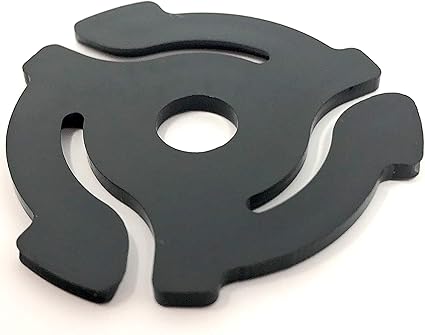 Amazon.com: (20 Pack) Black Plastic 45 RPM 7 Inch Vinyl Record Adaptor ...