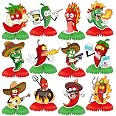 Amazon.com: 12 PCS Chili Cook Off Honeycomb Centerpieces, Chili ...