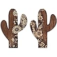 Amazon.com: Putuo Decor 2 Pieces Aztec Cactus Decor, Farmhouse Wall ...