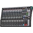 Amazon.com: DJ Mixer, TKLBLS Professional 12 Channel Audio Mixer Board ...