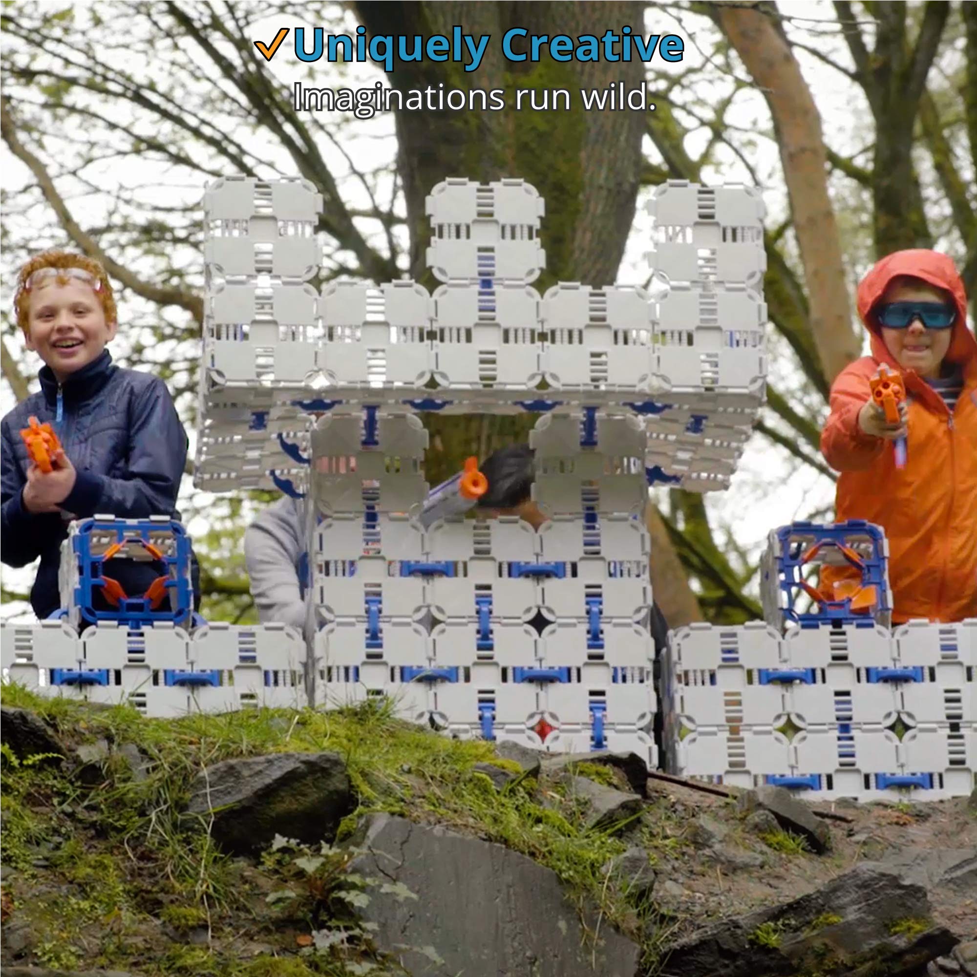 Mua Blaster Boards: 4 Pack - Kids Fort Building Kit - Creative Nerf War ...