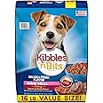 Amazon.com: Kibbles 'n Bits Mini Bits Bacon & Steak Flavor, Dry Small Breed Dog Food, 16-Pound Bag