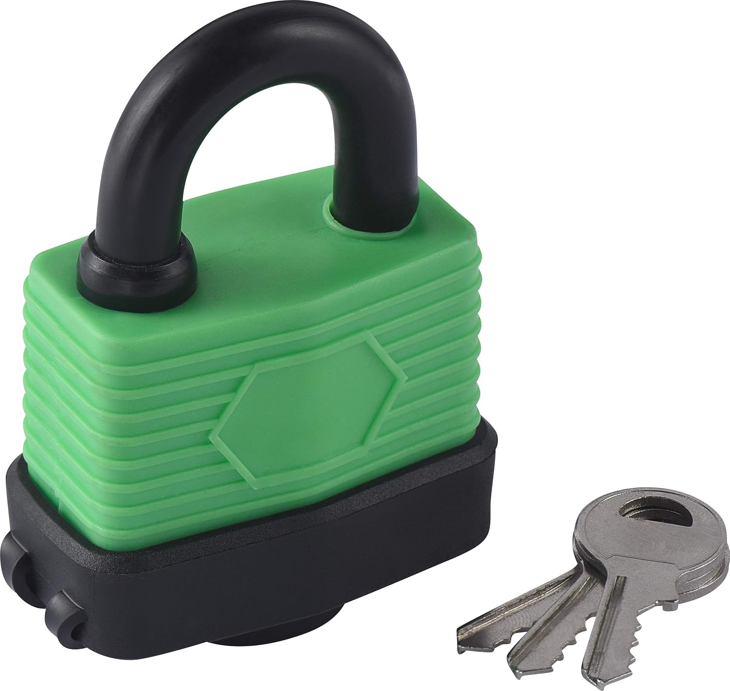 CON:P B34219 Water Resistant Padlock 50mm Green, Tools: Amazon.co.uk ...