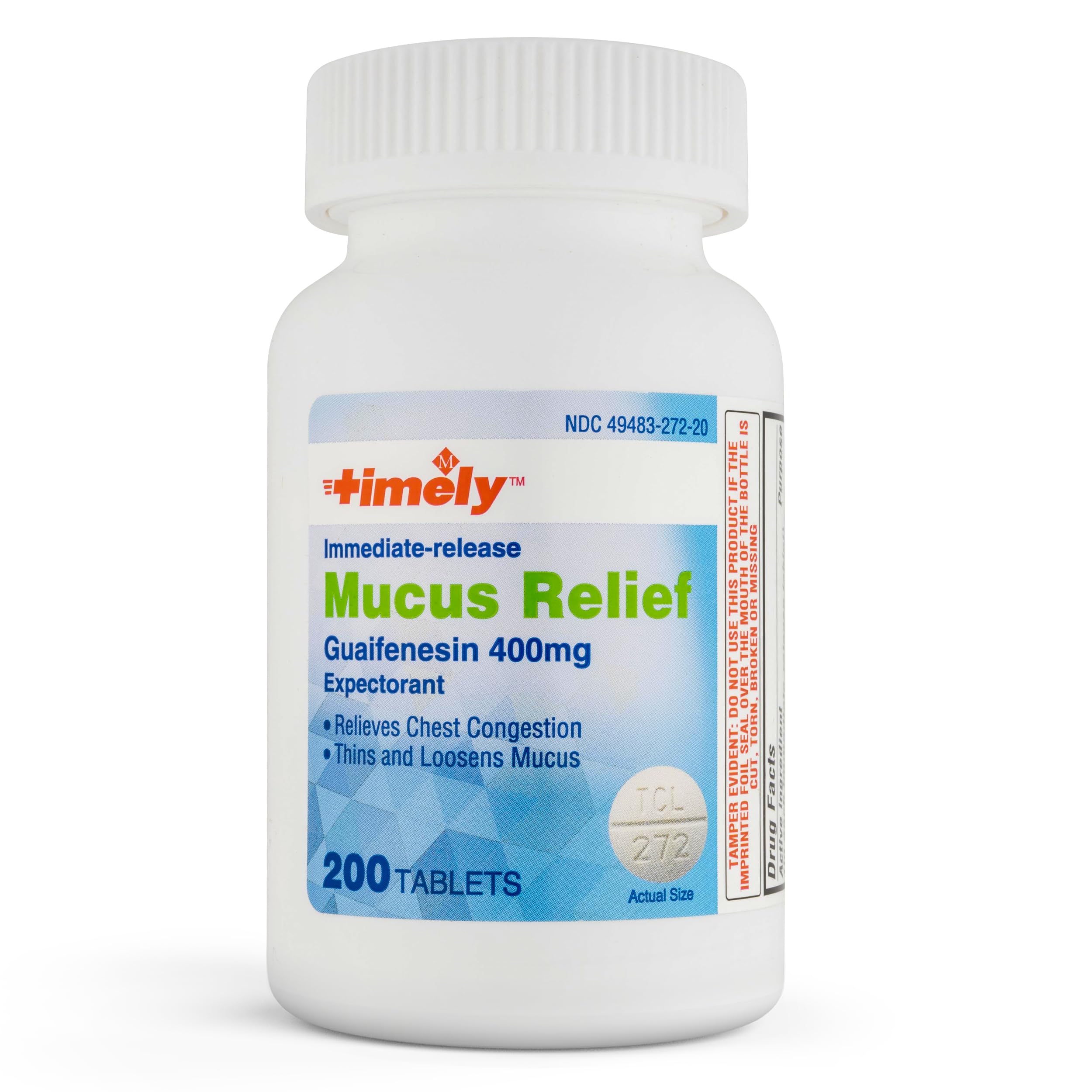 Mua TIME-CAP LABS, INC. Timely Mucus Relief Guaifenesin 400mg 200 ...