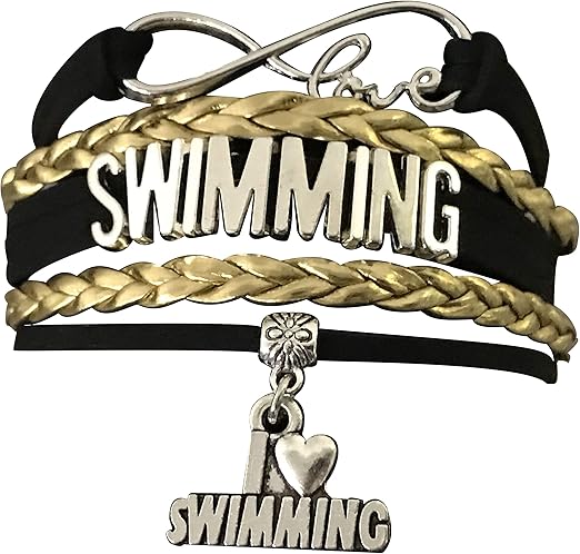 Amazon.com : Swim Bracelet- Swimming Bracelet- Swim Jewelry for ...