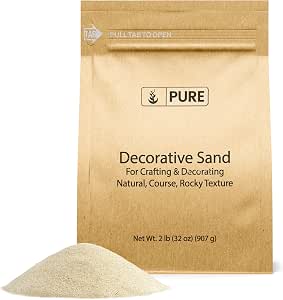 Amazon.com: Natural Decorative Sand (2 lbs) Real Sand for Use in Crafts ...