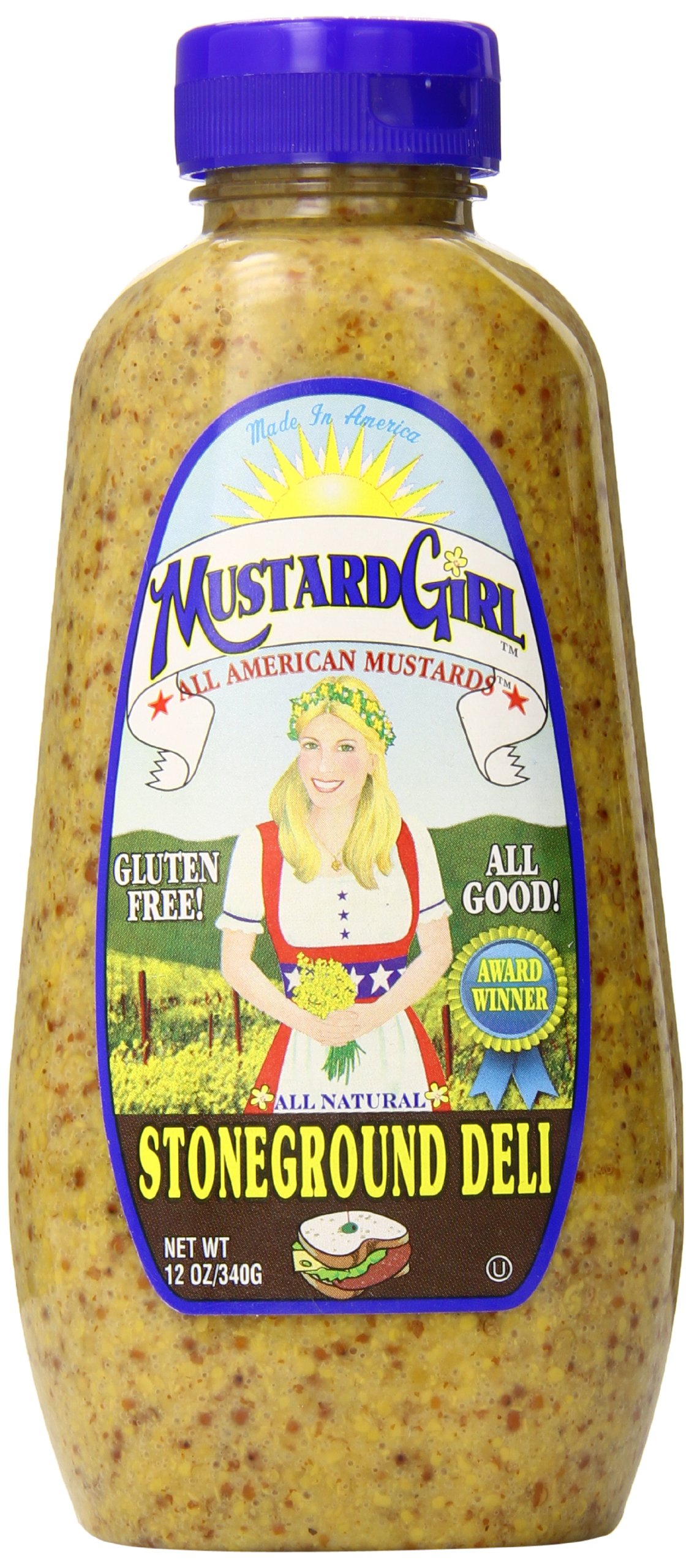 Amazon.com : Mustard Girl All American Mustards Condiment, Sweet N ...