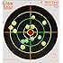 Amazon.com : 100 pack - 7" Reactive Splatter Targets - GlowShot - Multi ...