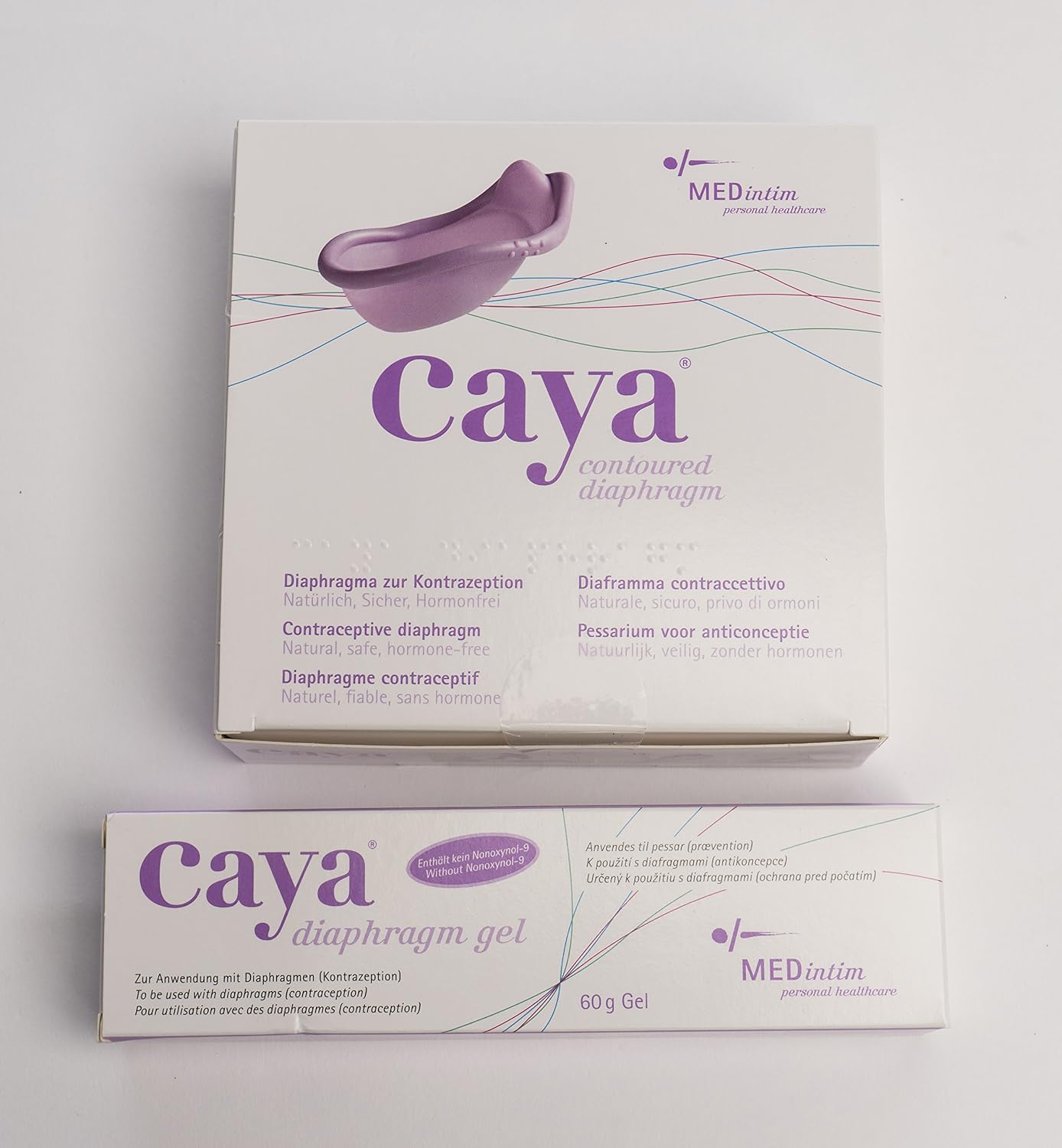 Caya Diaphragm and Natural Contraceptive Gel Pack with FREE Applicator ...