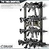 Savior Equipment Horizontal Steel Wall Mount Firearm Rifle Display Rack ...