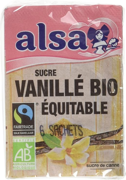 Alsa Sucre Vanillé Bio Équitable 12 Sachets: Amazon.fr: Epicerie