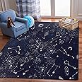 Amazon.com: ALALAL Star Sky Area Rug, Space Galaxy Rug, Constellation ...
