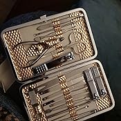 Keiby Citom Manicure Set 18pcs Professional Nail Clippers Kit Pedicure ...