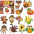 Amazon.com: WATINC Fall Handprint Art Craft - 12Pcs Autumn Pumpkin ...