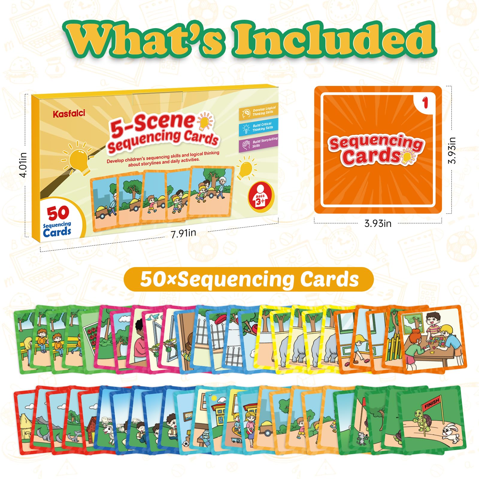 Mua Sequencing Cards, Sequence Game for Kids, Speech Therapy Materials ...