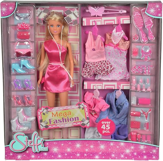Simba- Barbie Steffi Love Mega Fashion, 105736015: Amazon.it: Giochi e ...