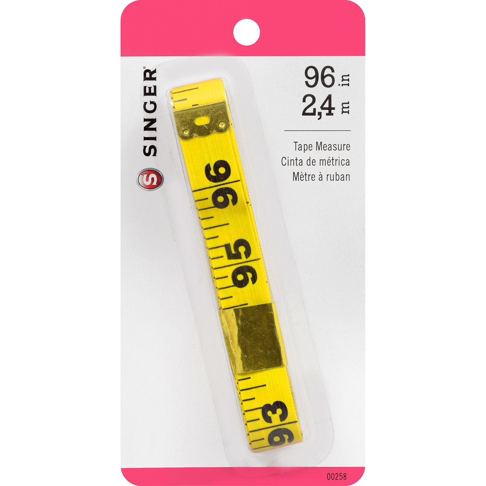 SINGER 00258 Extra Long Vinyl Tape Measure, 96-Inch