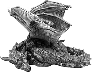 Amazon.com: Stonehaven Miniatures Reclining Dragon Miniature Figure ...
