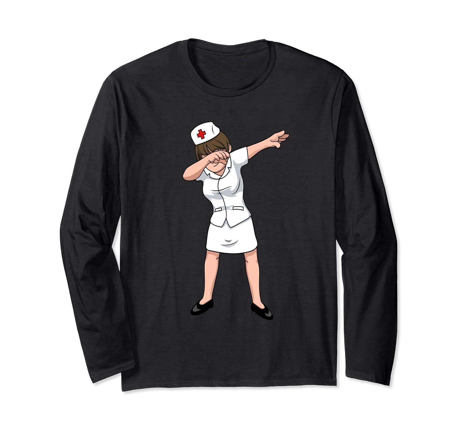 Dabbing Nurse Nursing Angel LS-4LVS – 4loveshirt