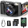Amazon.com : 4K Digital Camera for Photography Auto-Focus 4K Camera ...