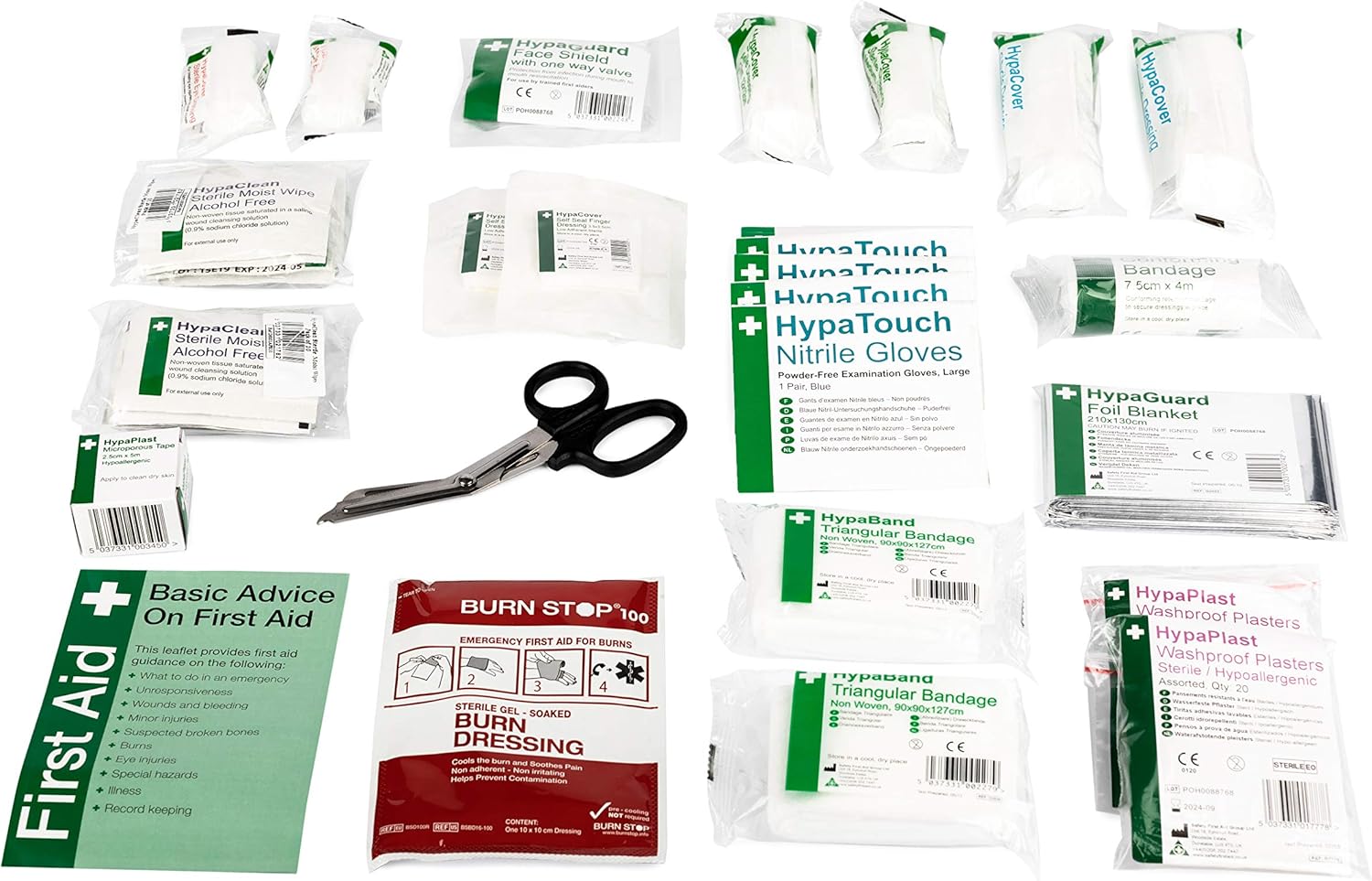 Safety First Aid Group First Aid Grab Bag BS 8599 Compliant, Small ...