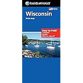 Rand McNally Easy To Read! Wisconsin State Map: Rand McNally ...