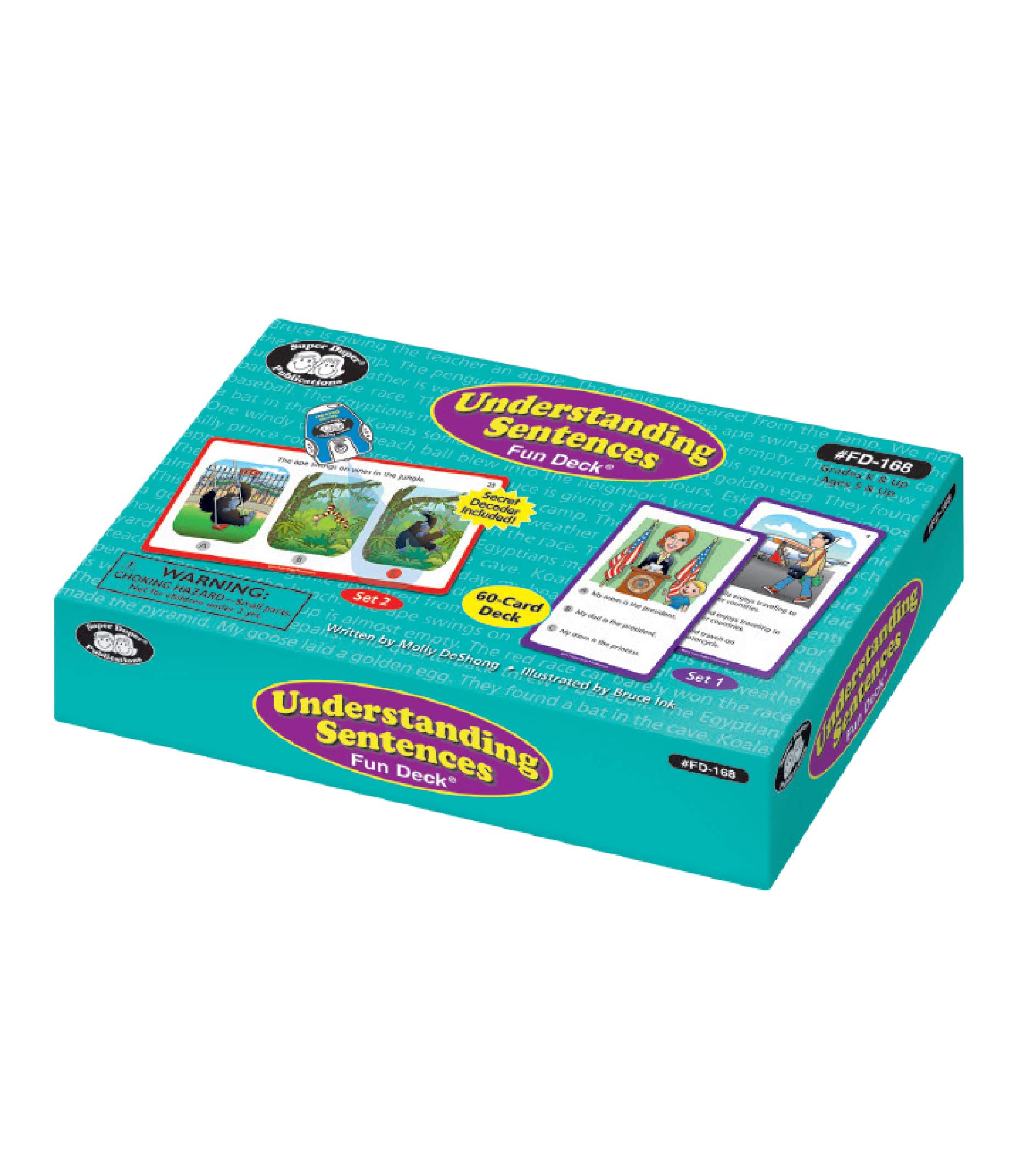 Buy Understanding Sentences Fun Deck with Secret Decoder - Super Duper ...