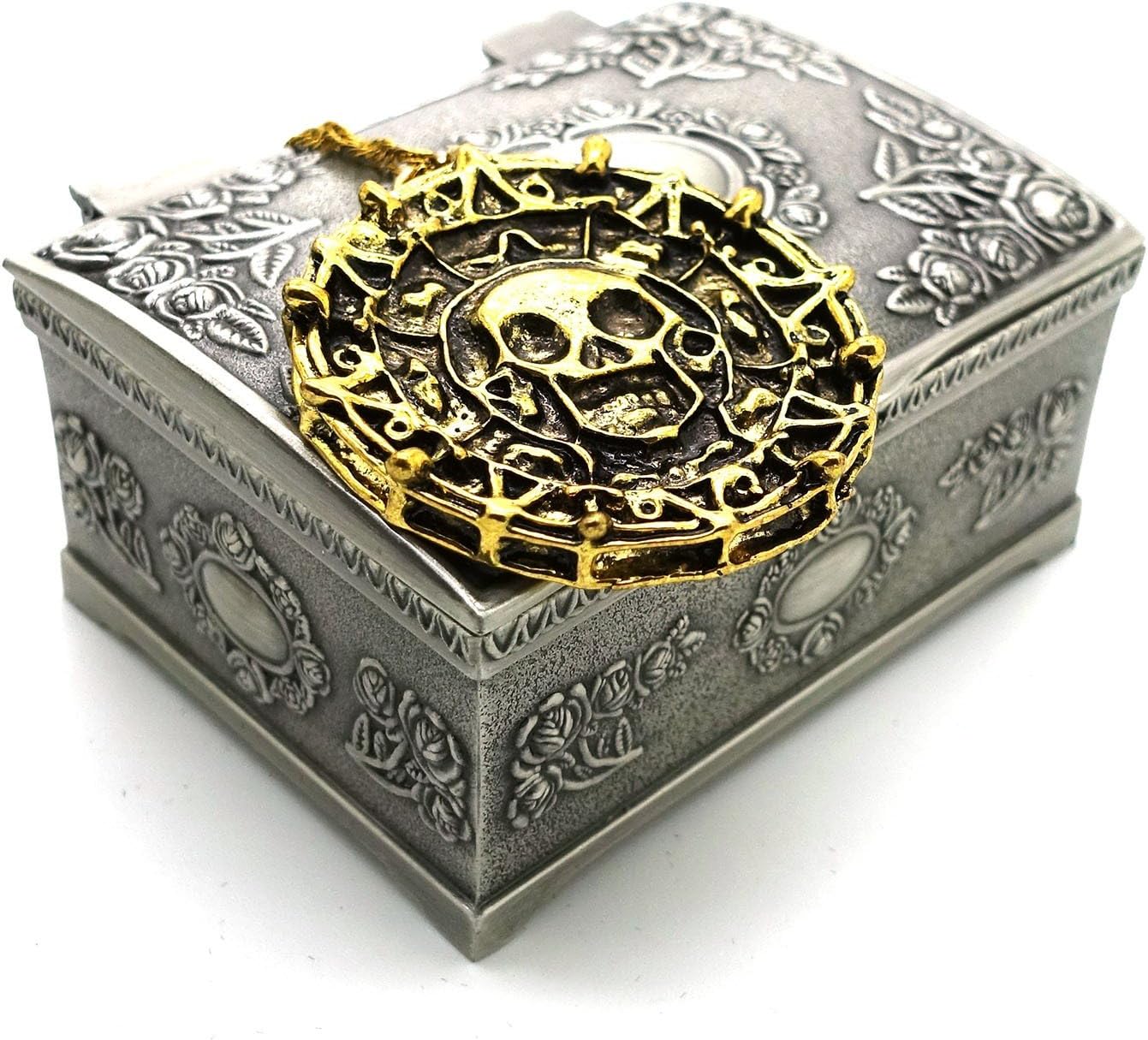 Amazon.com: Ruimeng Vintage Pirates of the Caribbean Aztec Skull Coin ...