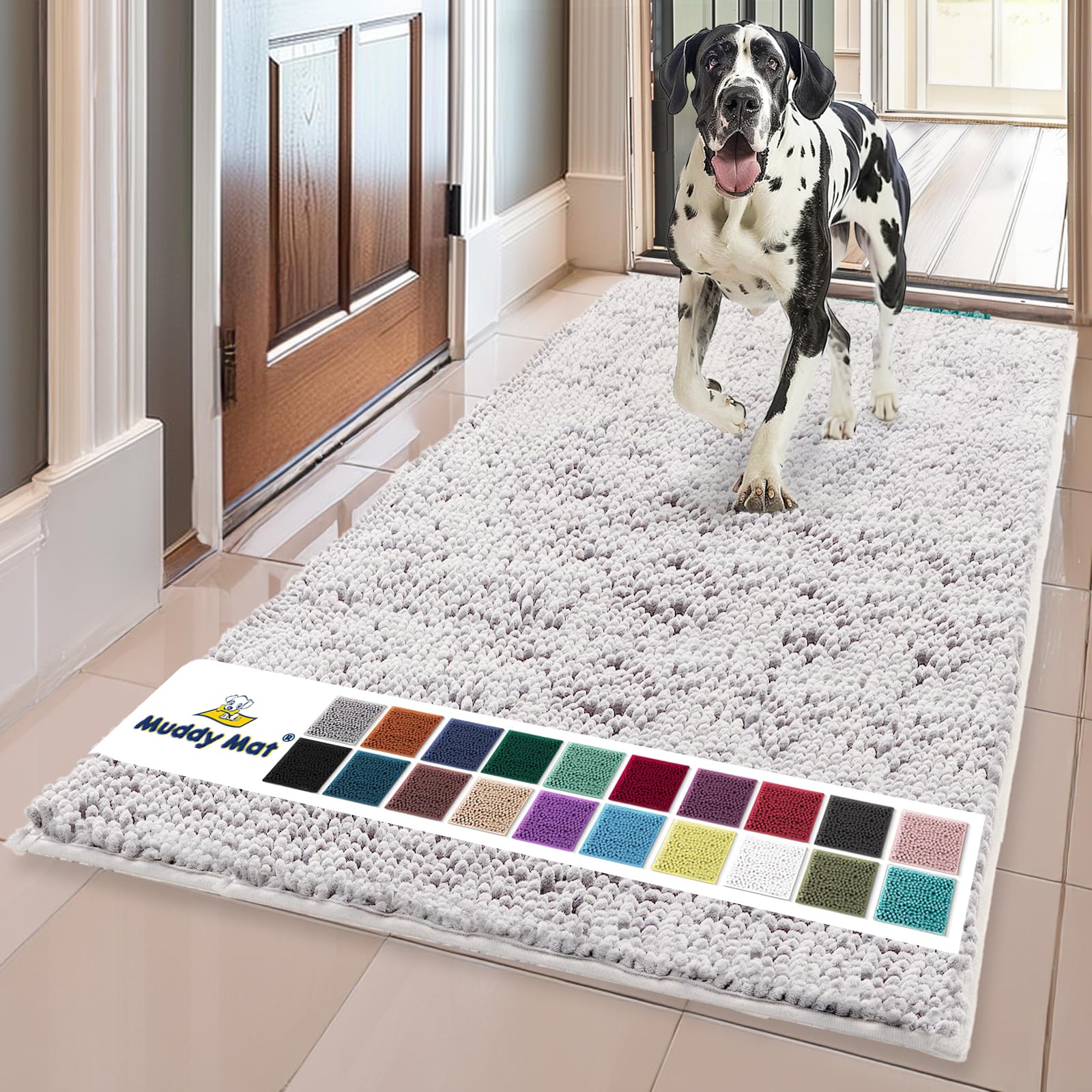 Muddy Mat® Shown on TV – Super Absorbent Microfiber Dog Door Mat for ...