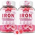 Amazon.com: Vegan Iron Supplement for Women 26mg, Iron Gummies w/Vitamin C, Beetroot, Folate ...
