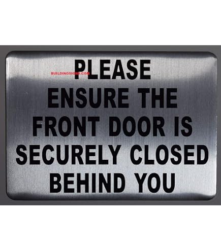 Close Door After Use Sign