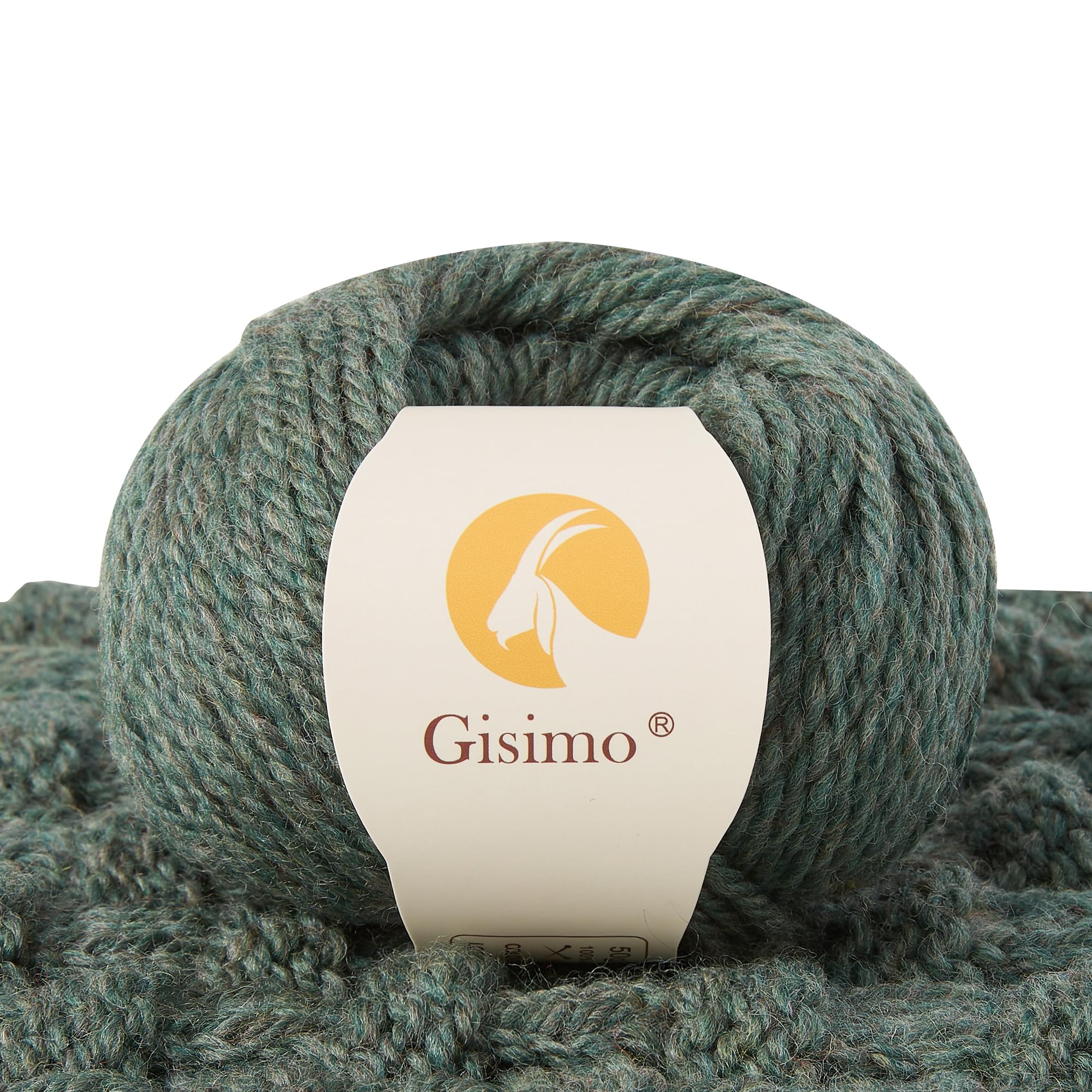 Mua Gisimo 100% Merino Wool Yarn, 3-Ply Luxurious and Soft Yarn for ...
