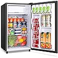 Amazon.com: WANAI Compact Refrigerator with Inner Freezer 3.2 Cu.Ft ...