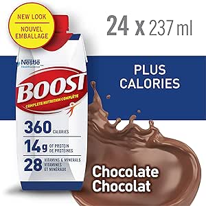 BOOST Plus Calories Chocolate, 24x237ml (Pack of 24): Amazon.ca: Health ...