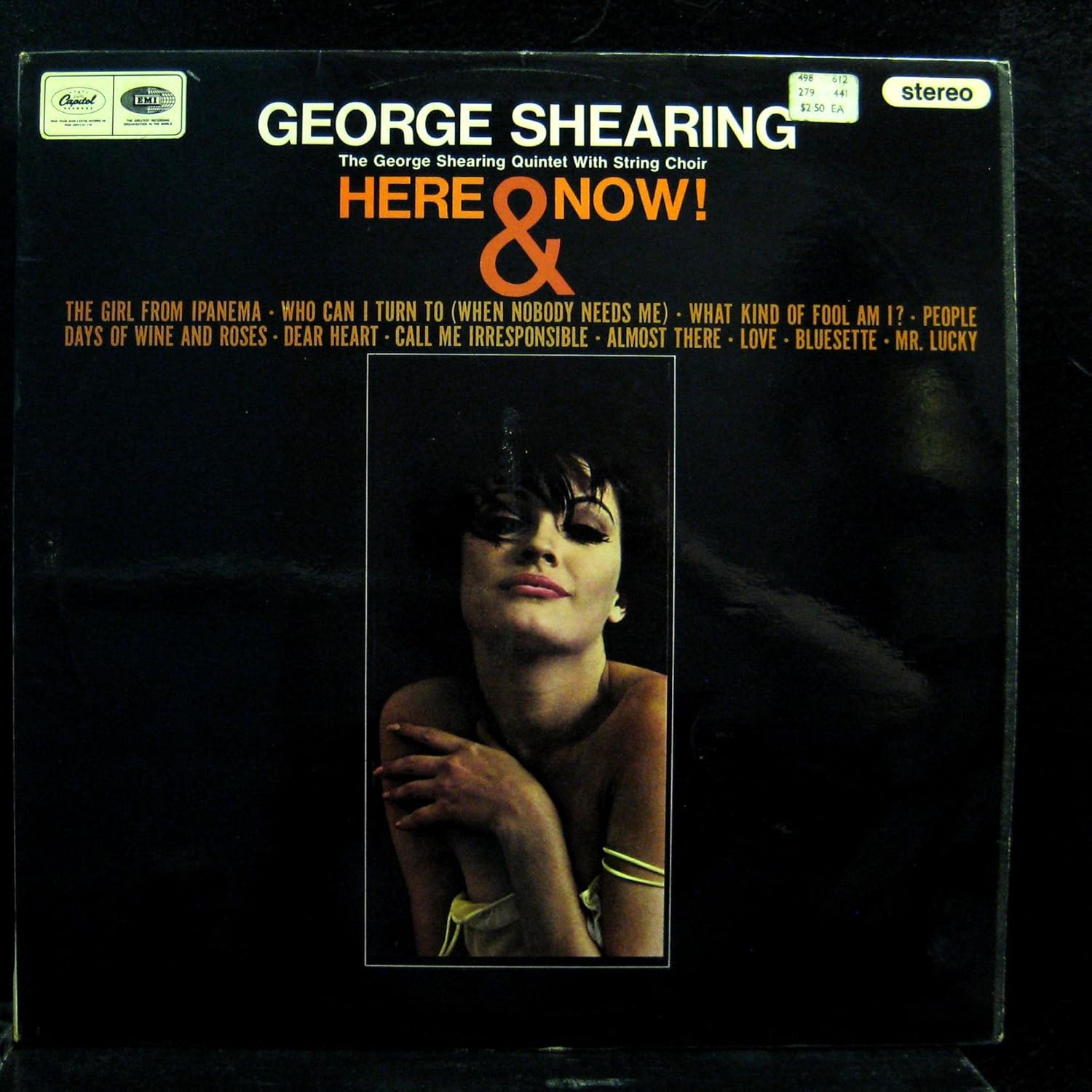 George Shearing Quintet - GEORGE SHEARING HERE & NOW vinyl record ...