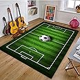 Amazon.com: Osimiccp Soccer Rug for Boys Bedroom 3'x5' Non Slip Sports ...