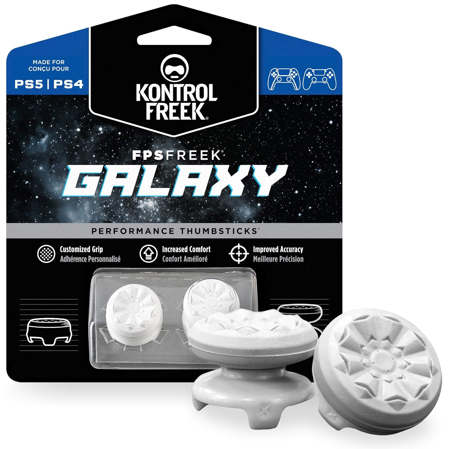 KontrolFreek FPS Freek Galaxy Weiß für PlayStation 4 (PS4) und ...