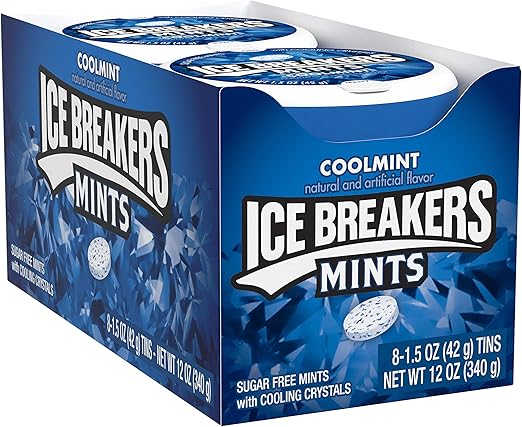 Ice Breakers Cool Mint Mints, 1.5-Ounce Puck (Pack of 8): Amazon.ca ...