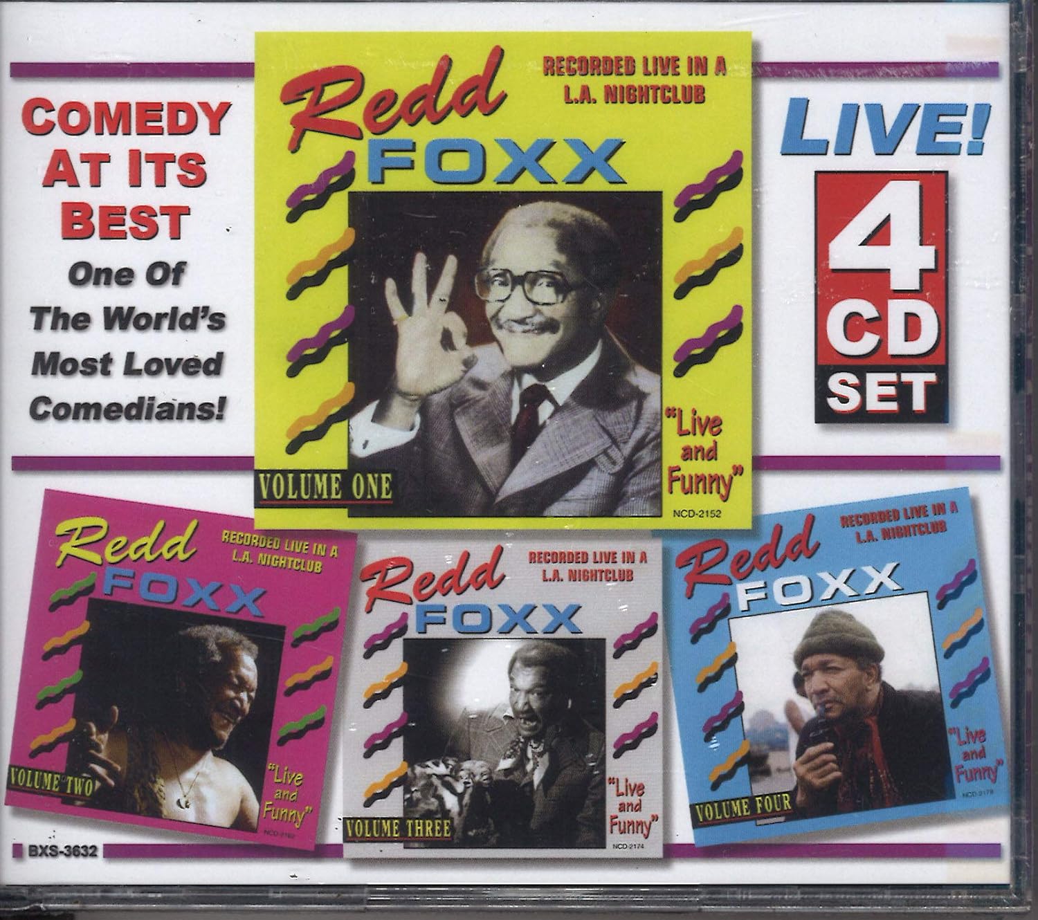 Redd Foxx - Live! 4 CD Set - Amazon.com Music