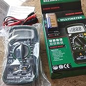 Mastech MAS830L Digital Pocket Multimeter (Assorted): Amazon.in ...