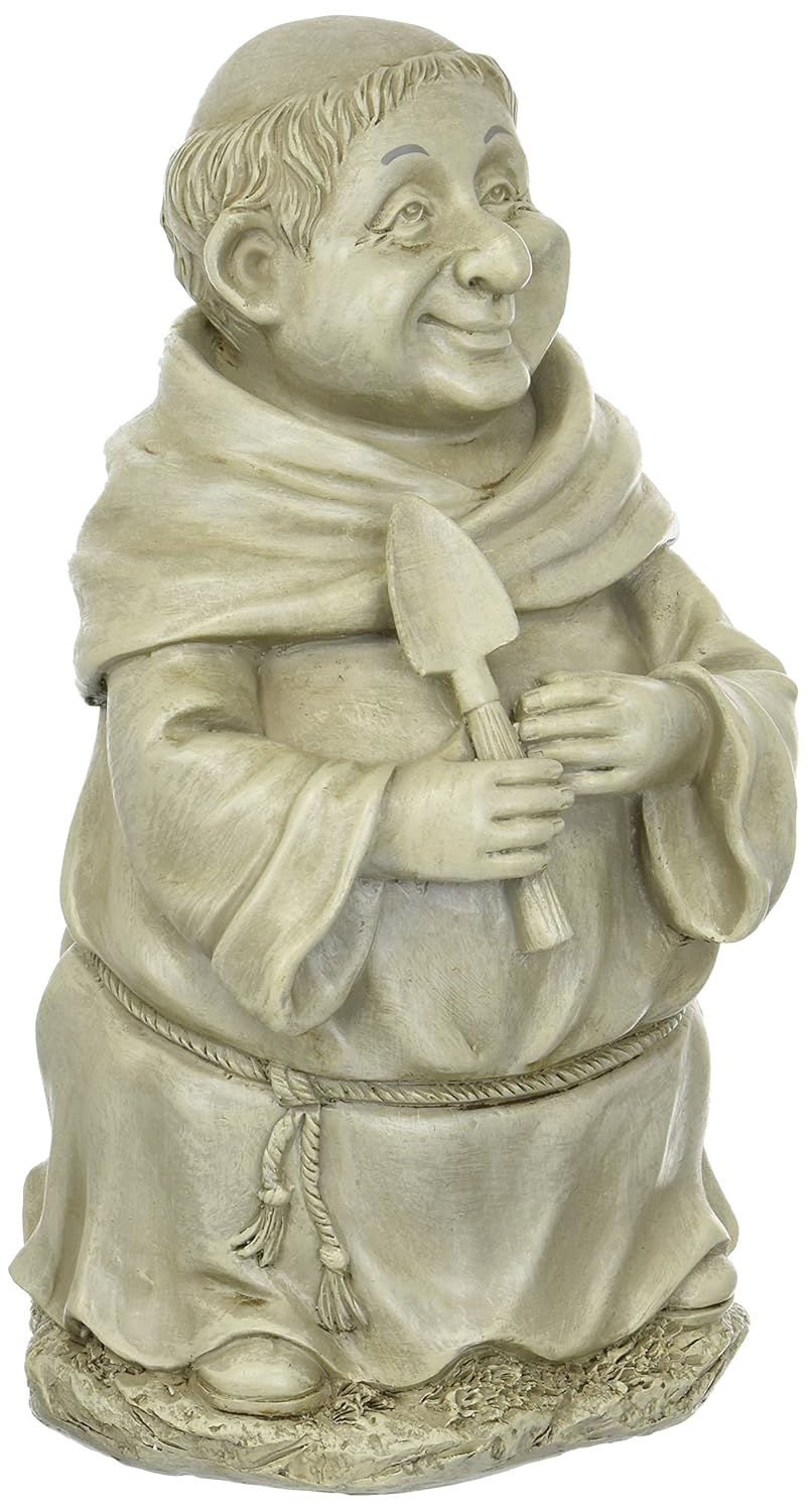 Amazon.com : Medieval Friar Monk with Shovel Garden Figure : Garden ...