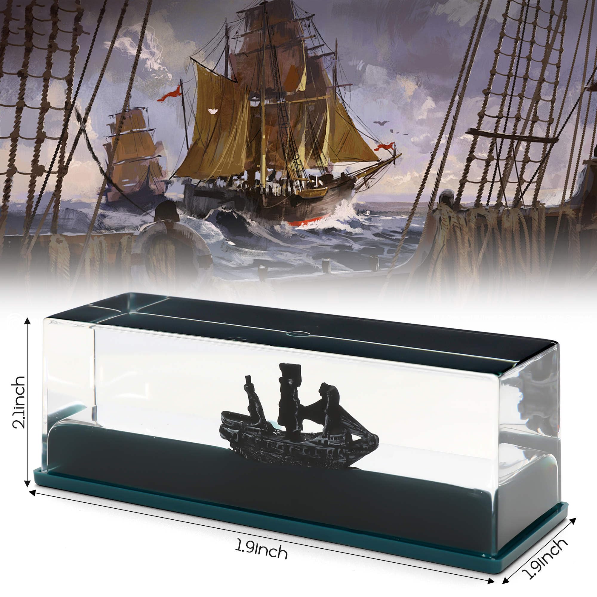 Mua Unsinkable Black Boat Pearl in a Box, Ship in A Bottle Pirate Ship ...